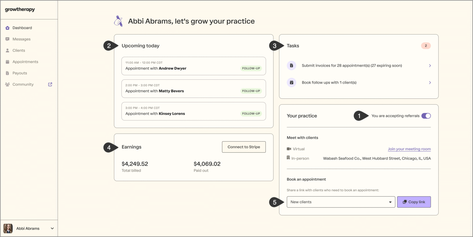 Elevate your Practice with Grow’s Provider Dashboard