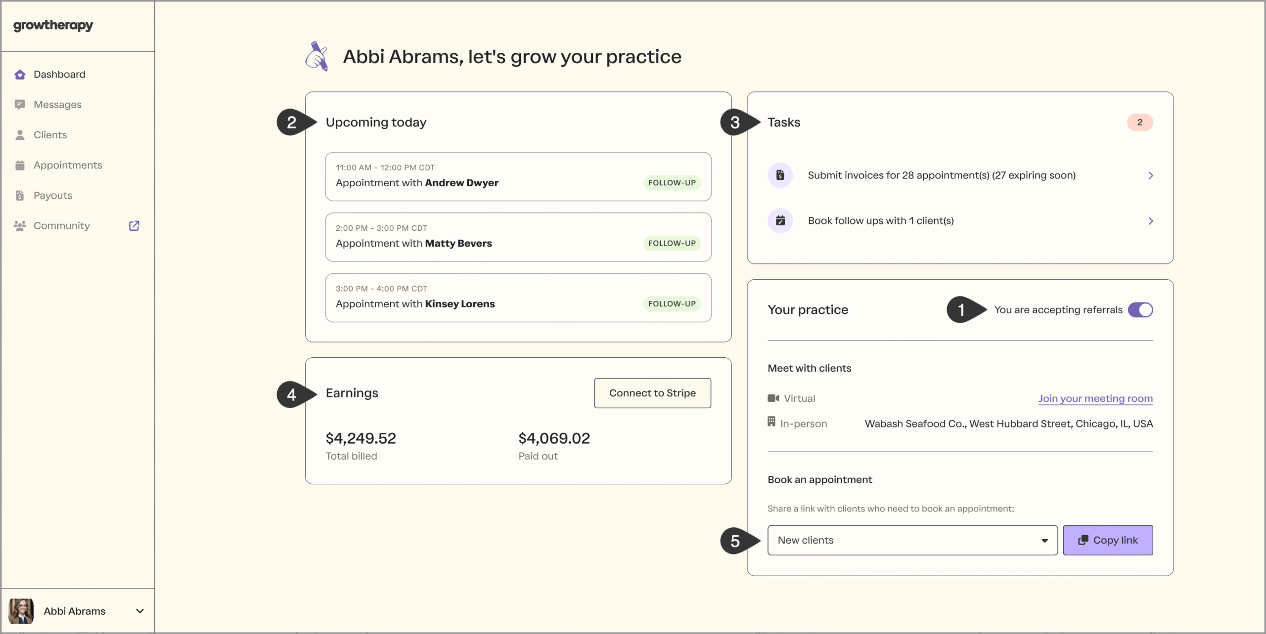 Elevate your Practice with Grow’s Provider Dashboard